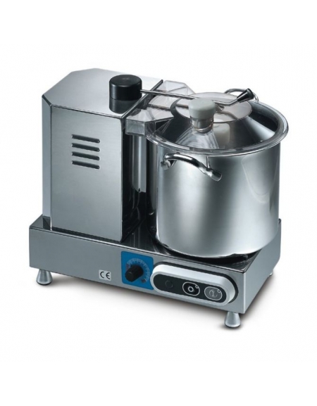 Cutter industriale per alimenti da Lt. 5,3-Velocita' variabile ...