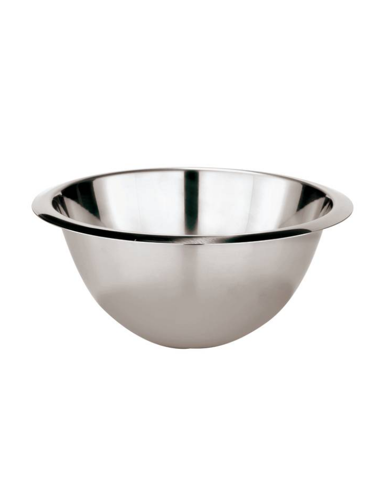 Bacinella semisferica in acciaio inox - cm Ø 25 - litri 3,7 ...